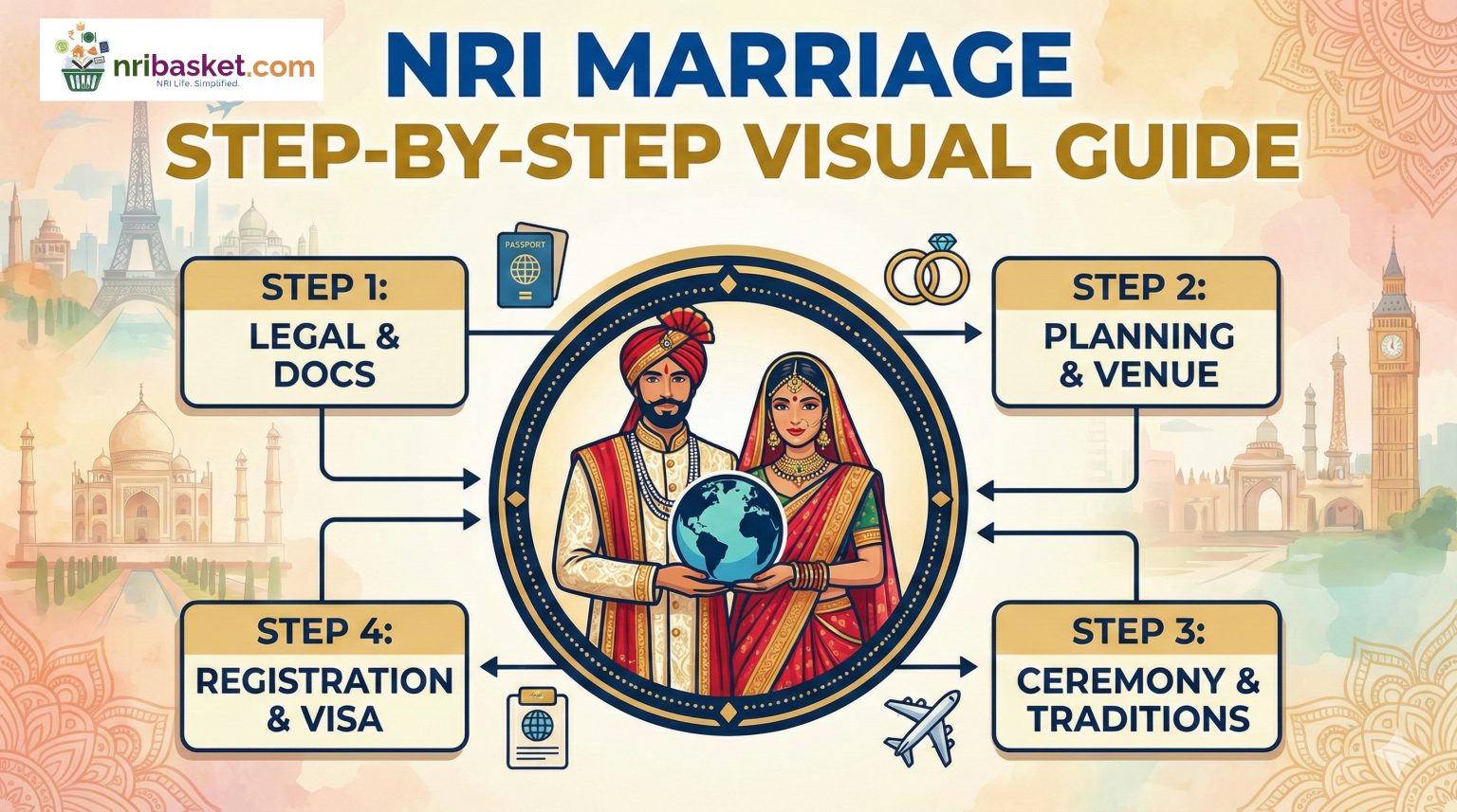 NRI Marriage Step-by-Step Visual Guide – Nribasket